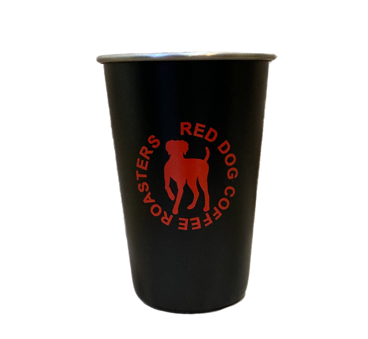 RDCR Logo Stainless Cup – Red Dog Coffee Roasters
