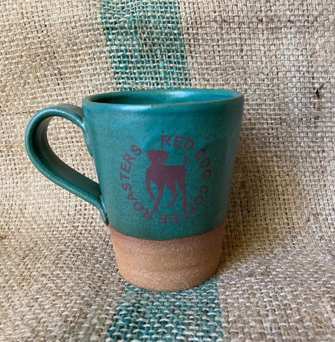 Handmade Ceramic Logo Mug – Red Dog Coffee Roasters