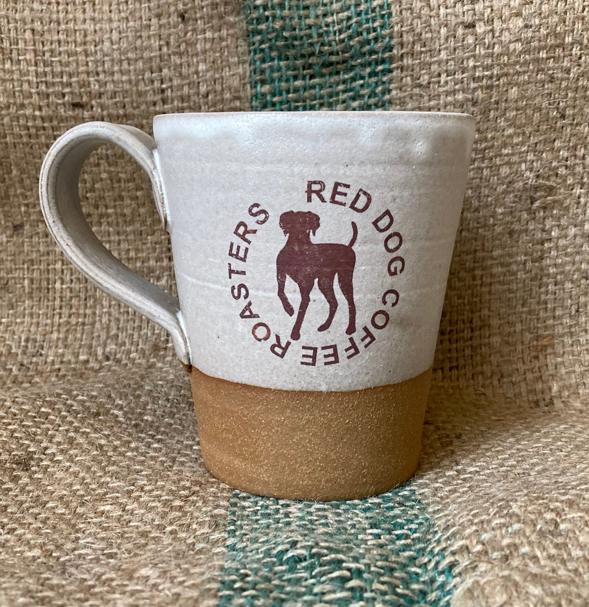 Handmade Ceramic Logo Mug – Red Dog Coffee Roasters